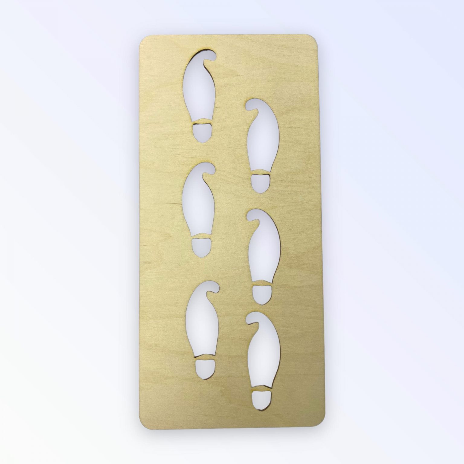 Szablon Butów Ślad Stóp Odcisk Buta Elfa Drewniany - Babi Kącik